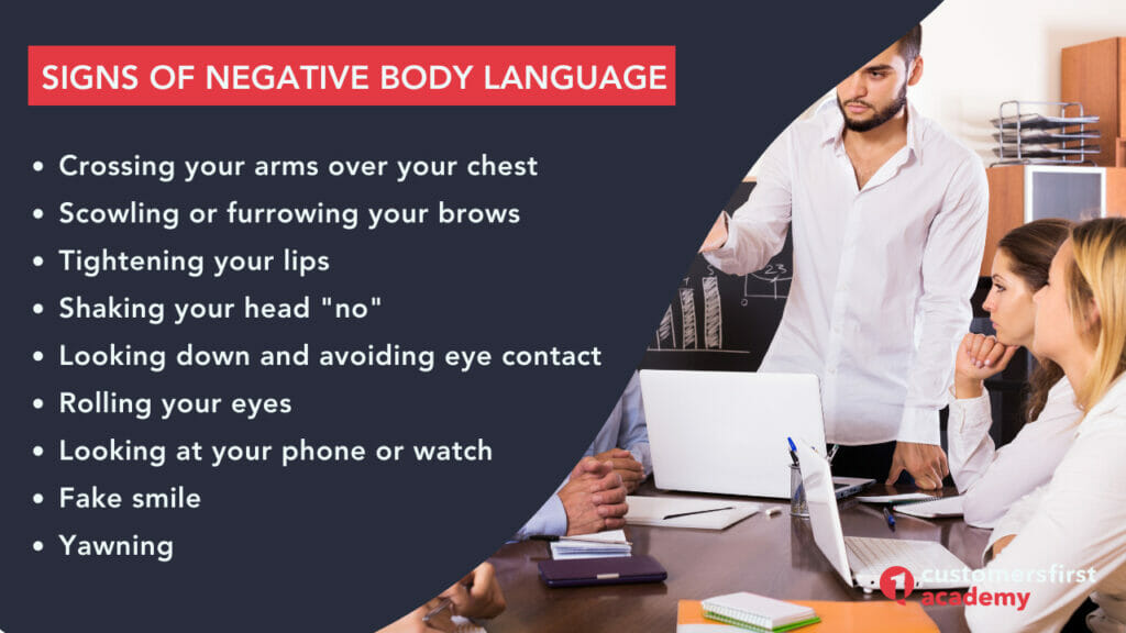 Positive And Negative Body Language Examples At Work What To Look For 